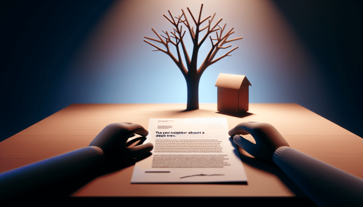 Community Harmony: How to Write a Polite Letter to Neighbor about Dead ...